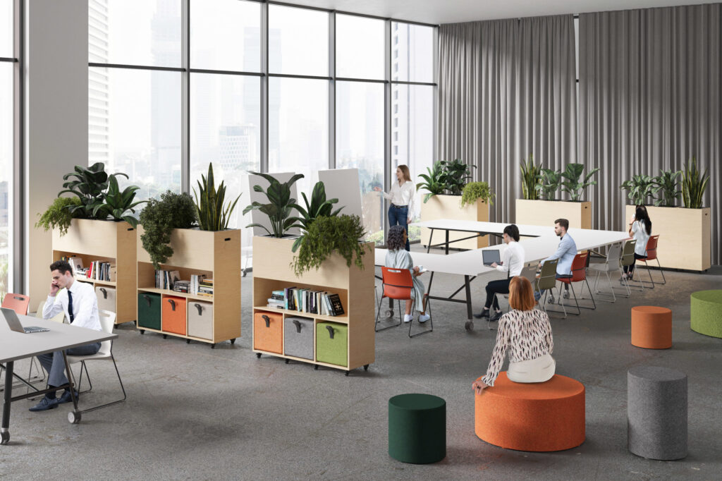 Huddlebox® Borders: 1 Way to Transform Your Workspace into a Natural ...